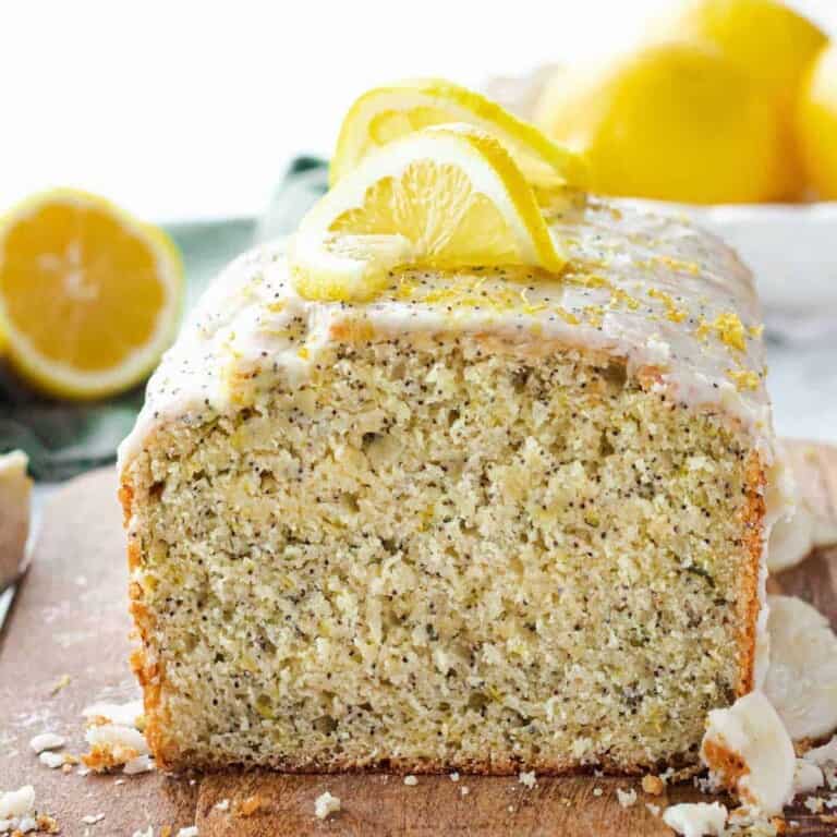 Lemon Zucchini Bread with Greek Yogurt | Eat Dessert Snack