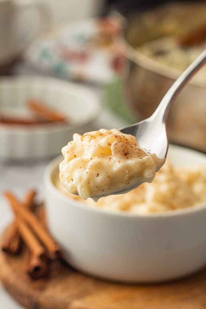 Eggnog Rice Pudding | Eat Dessert Snack