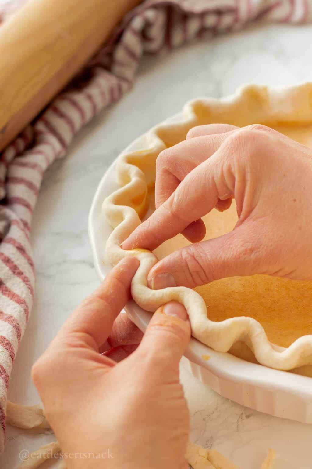 Old Fashioned Pie Crust (all butter) | Eat Dessert Snack