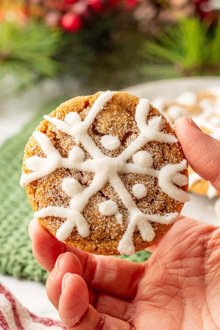 Iced Molasses Cookies | Eat Dessert Snack