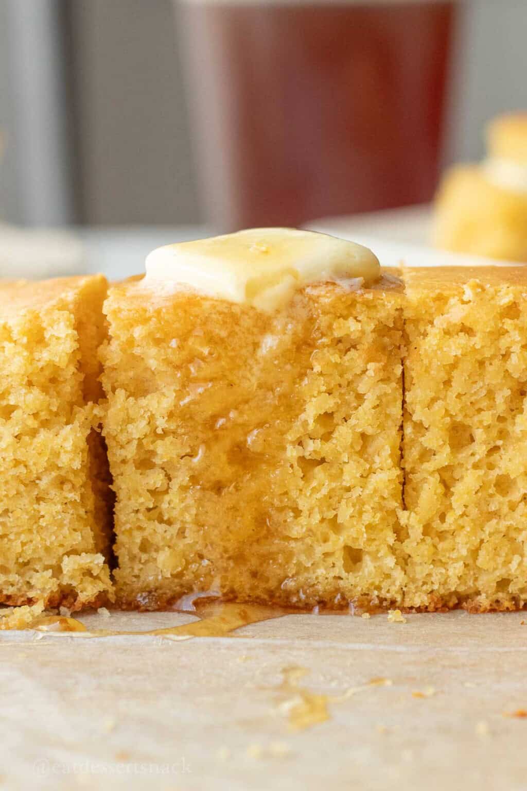 Sourdough Discard Cornbread | Eat Dessert Snack
