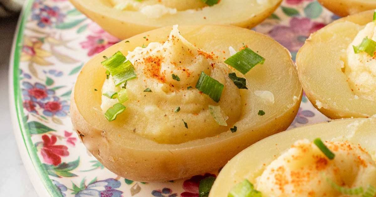 Deviled Potatoes | Eat Dessert Snack
