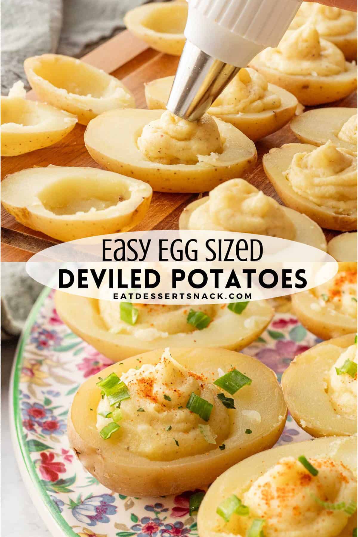 Deviled Potatoes | Eat Dessert Snack