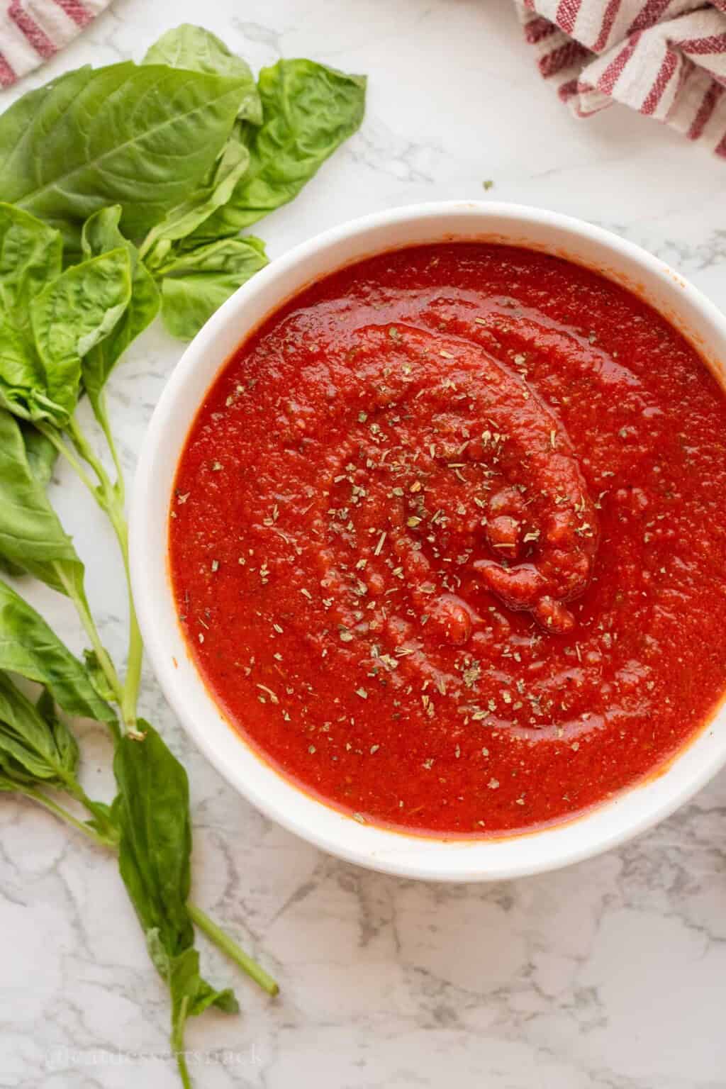 Quick Tomato Paste Pizza Sauce | Eat Dessert Snack