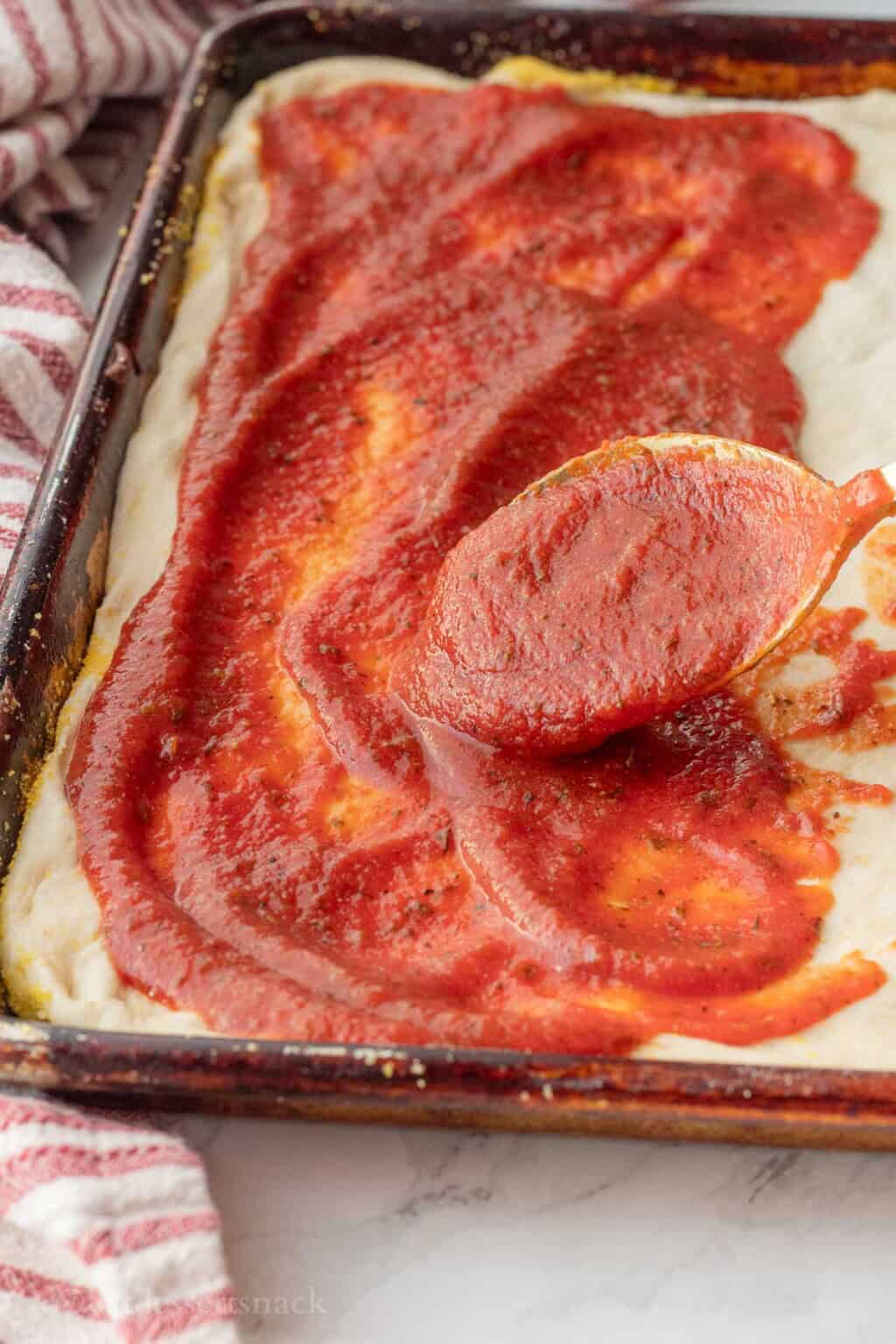 Quick Tomato Paste Pizza Sauce | Eat Dessert Snack