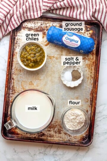 Green Chile Gravy | Eat Dessert Snack