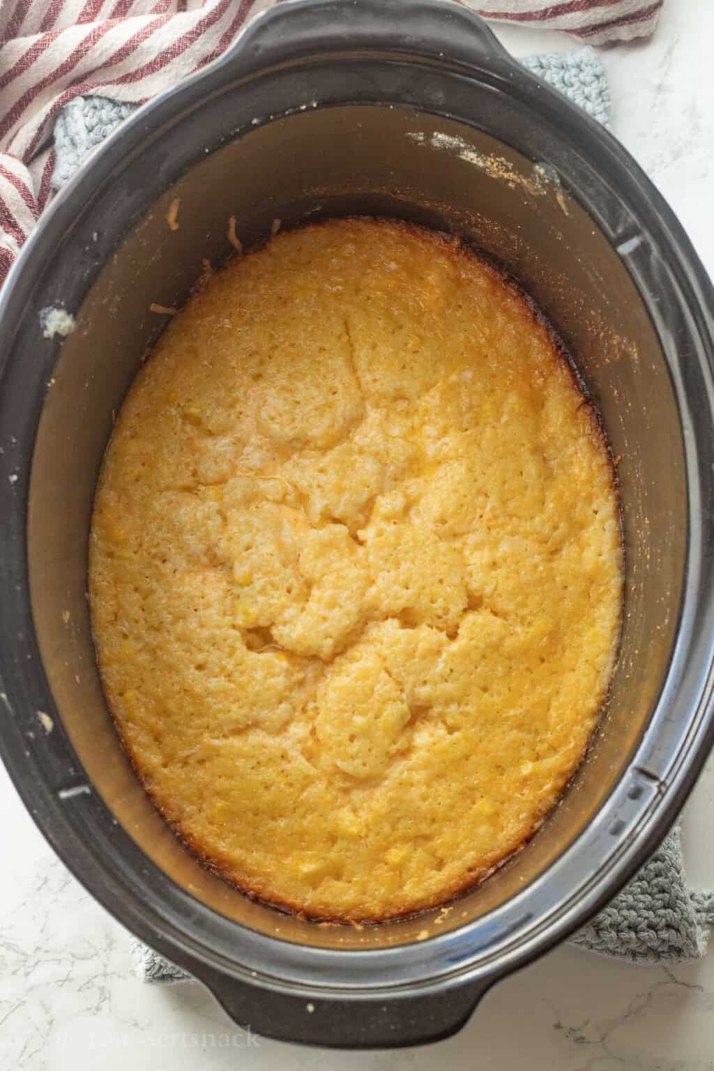 Cornbread Pudding In Crock Pot | Eat Dessert Snack