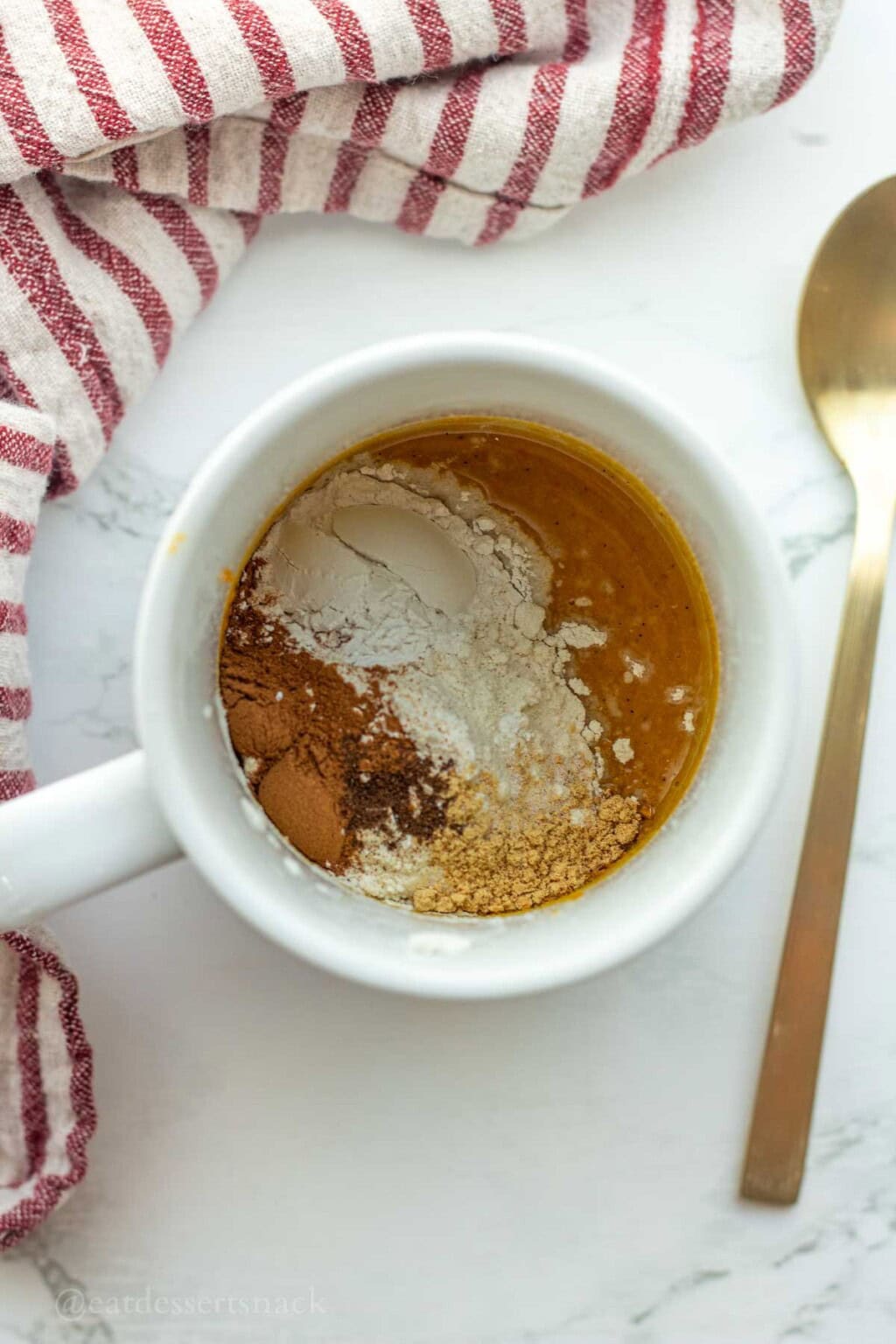 Pumpkin Spice Mug Cake | Eat Dessert Snack