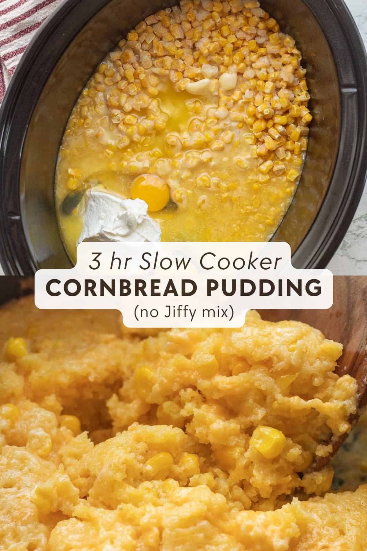 Cornbread Pudding In Crock Pot | Eat Dessert Snack