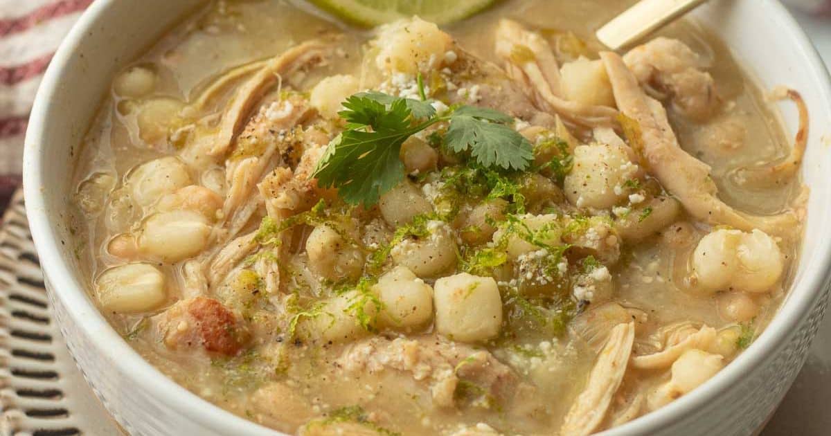 Green Chile Posole with Chicken | Eat Dessert Snack