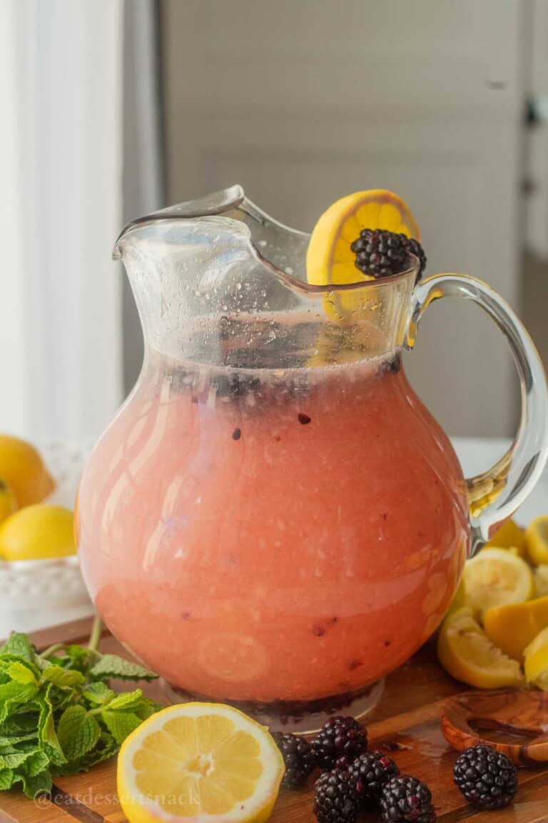 Blackberry Pear Lemonade | Eat Dessert Snack